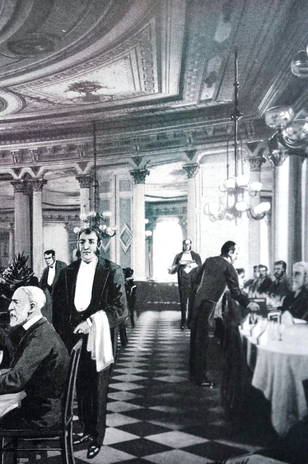 Fifth Avenue Hotel NYC 1899 DINING ROOM Theodore Roosevelt - Etsy UK
