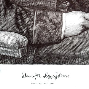 Henry W. Longfellow Portrait 1882 AMERICAN FIRESIDE POET Paul Revere ...