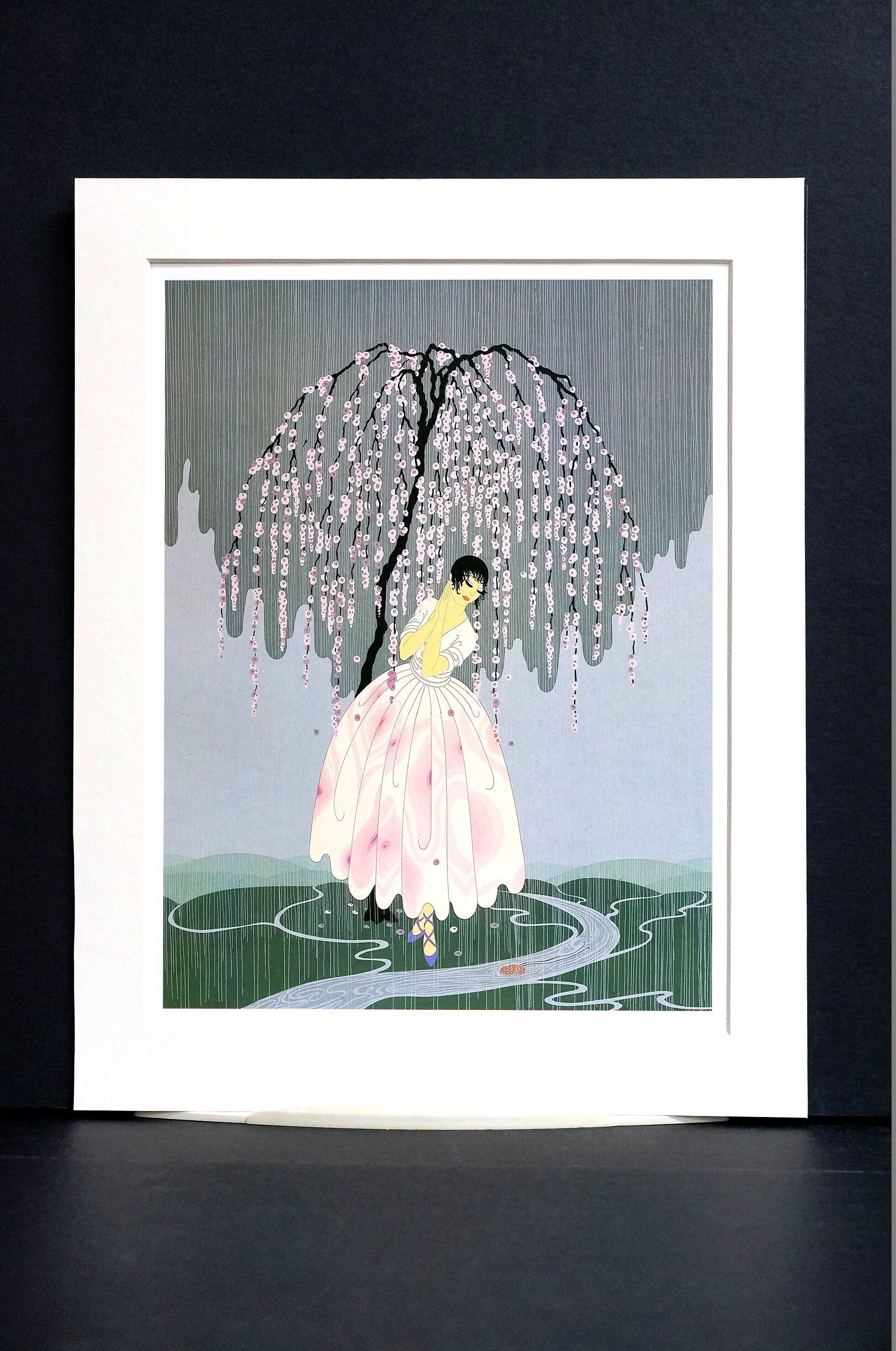 Erte 1982 CHERRY BLOSSOM TREE Umbrella Blossom Beautiful - Etsy UK