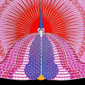 Pair Erte Matted Prints 1987 PHOENIX REBORN TRIUMPHANT Egyptian ...