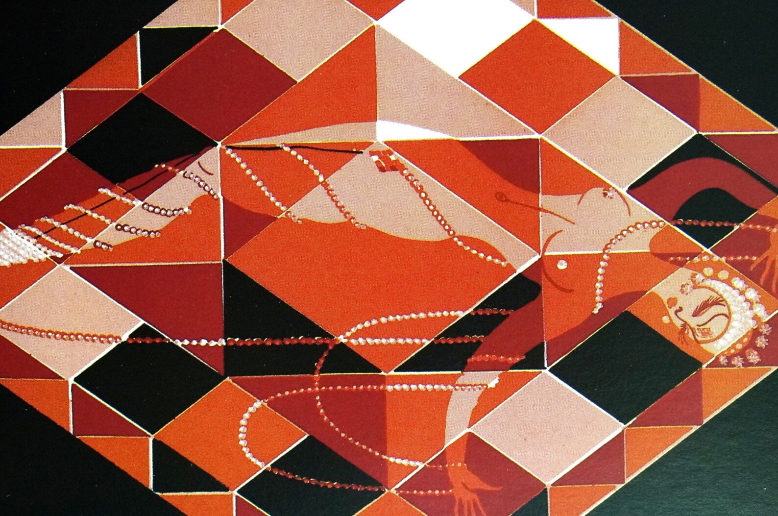 Erte Gambling Poker 1982 DIAMOND Winning Hand DECK of CARDS | Etsy