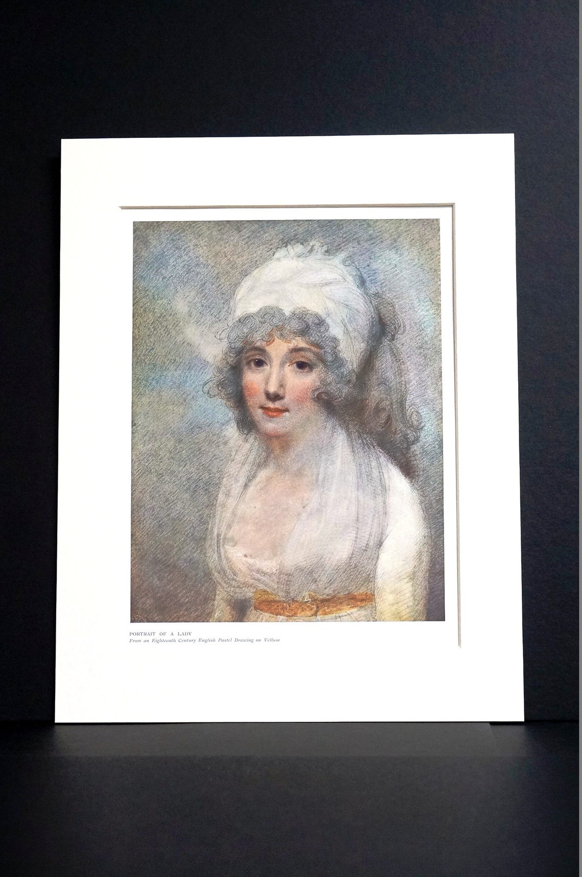 Portrait of a Lady 1907 Pretty Young Woman WHITE HAT and DRESS - Etsy