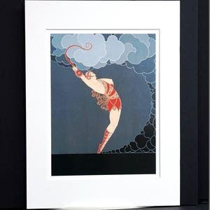 Erte Matted Print 1987 MALE BALLET DANCER in Gladiator Costume W Sword ...