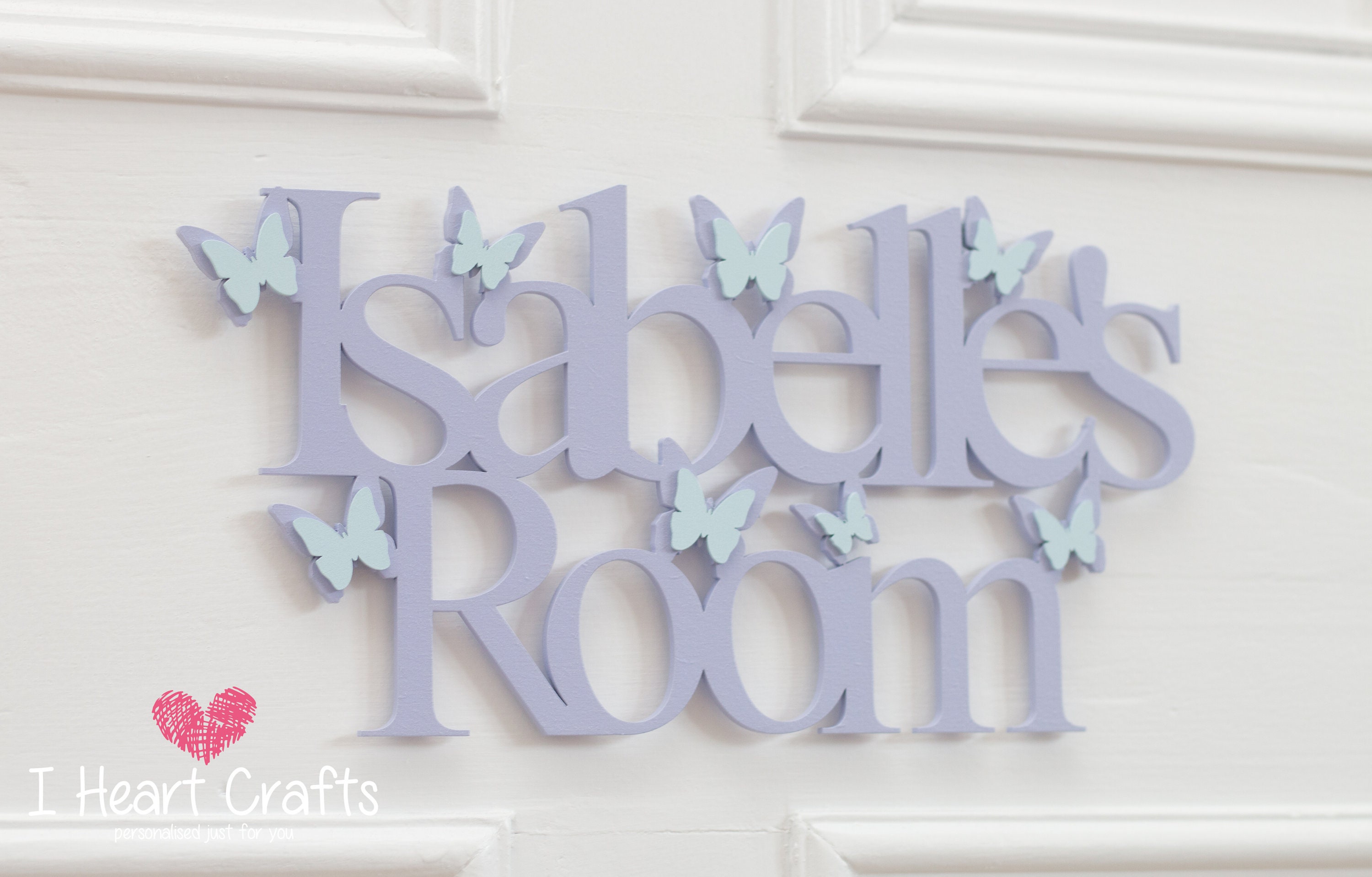 Girls Room Sign Lilac / PURPLE Baby Girl Gift Wooden - Etsy UK