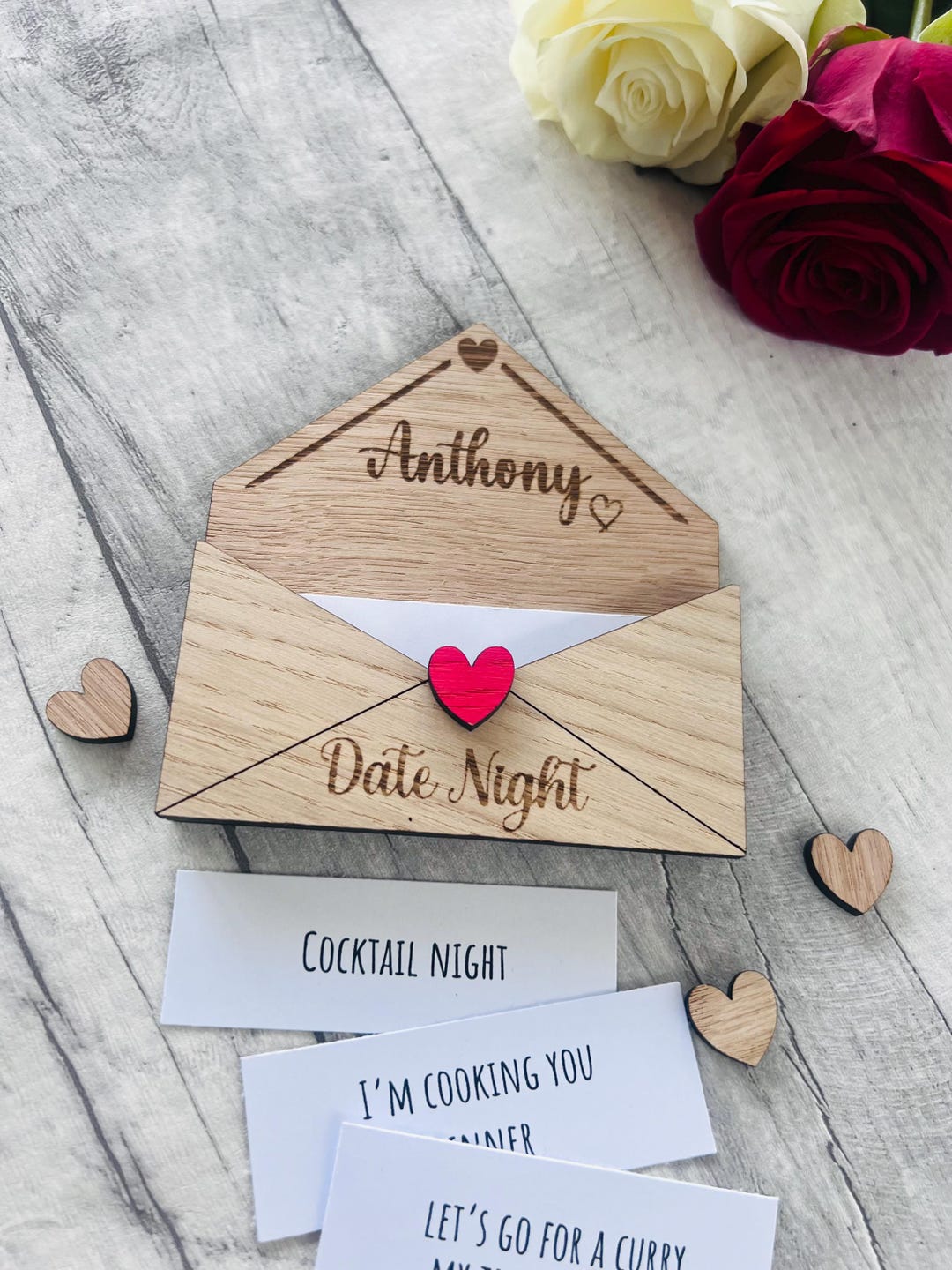 Personalised Date Night Invite - Voucher - Date Token - Romantic Gift ...