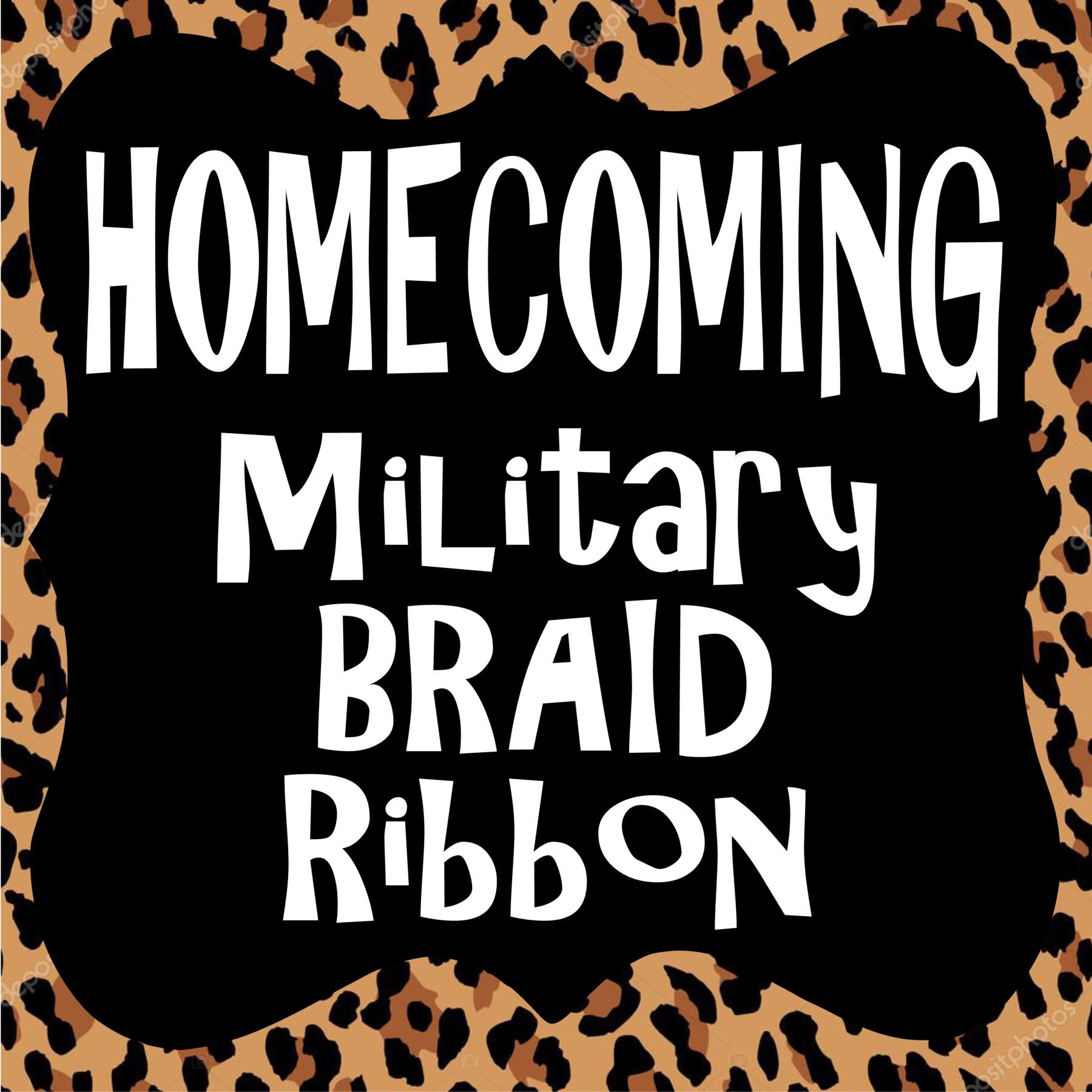 Homecoming Mum Pre-made Military Braid 36" Long FREE SHIPPING - Etsy