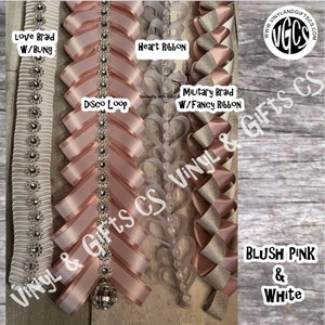 Homecoming Mum Pre-made Fancy Ribbons - Disco Ball & Loop Ribbon FREE ...