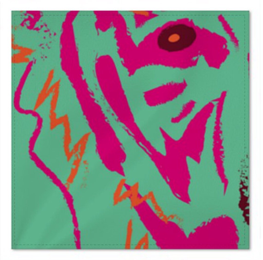 Elevate Your Style With TORO Tiger Print Satin Pocket Squares A Bold ...