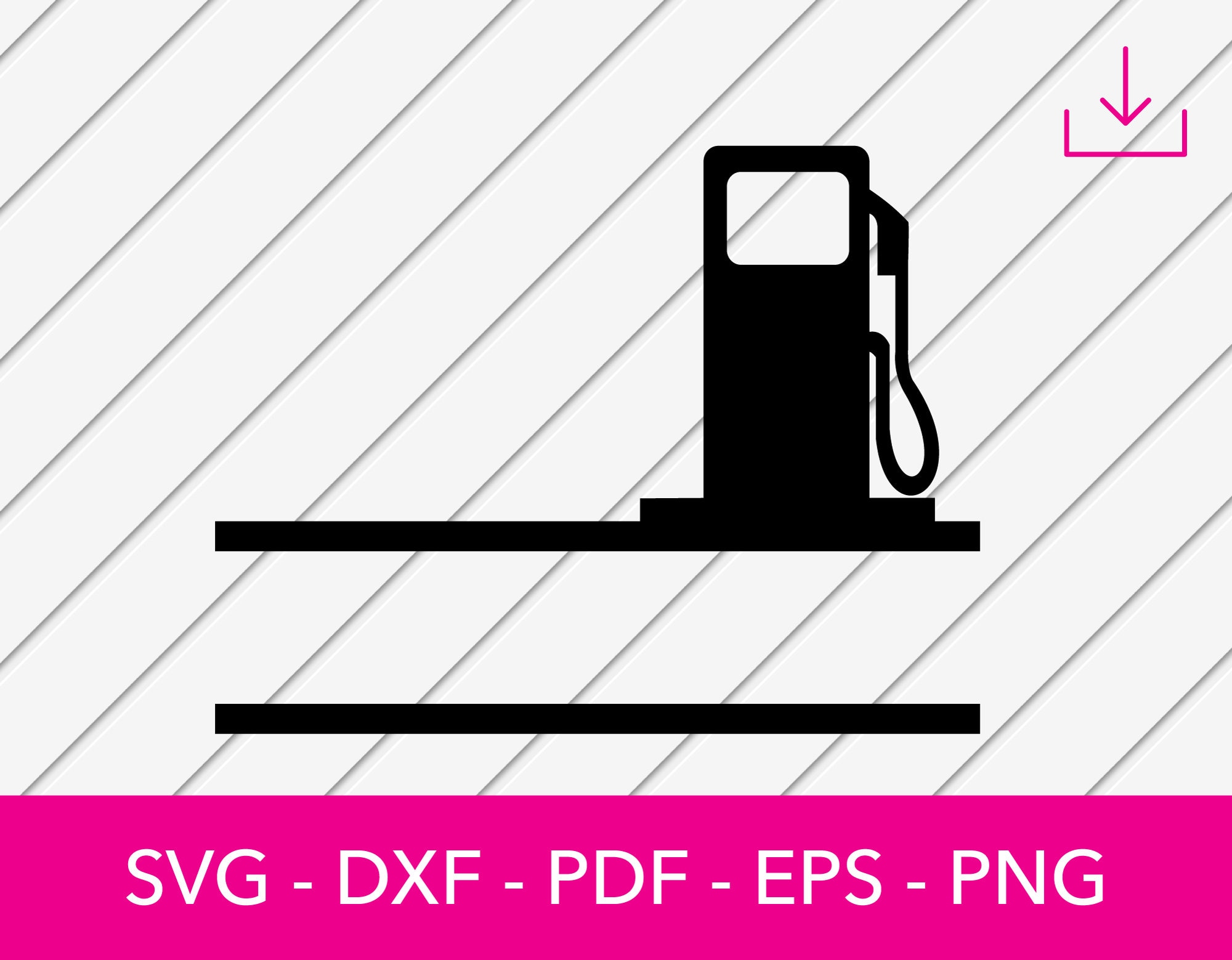 Gas Pump Split Frame Svg Gas Station Svg Gas Icon Gasoline - Etsy