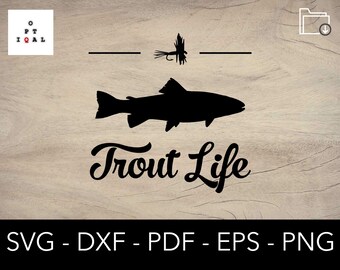 Fly Fishing Svg | Etsy