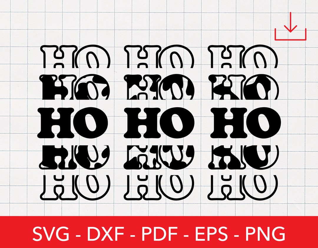 Ho Ho Ho Svg, Leopard Svg, Sublimation Design, Ho Ho Ho Clipart, Cow ...