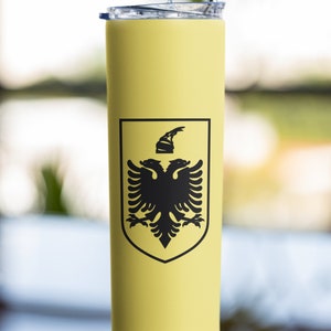 Albania Svg, Albanian Country Seal, Eagle Clipart, Crest, Emblem ...