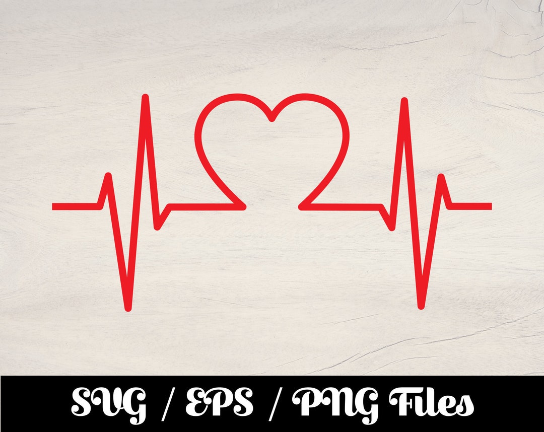 Nurse SVG - Nurse Heart SVG - Nursing SVG - Heartbeat Svg - Nurse ...