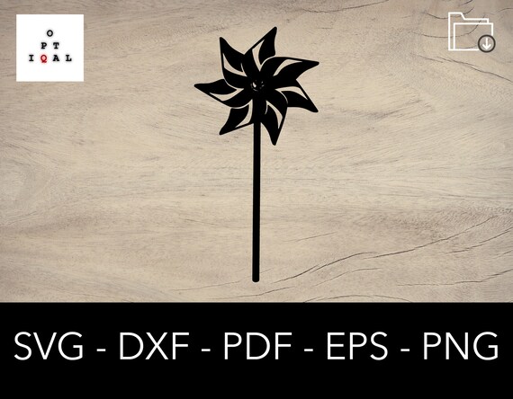 Pinwheel Svg Vector Shape Sticker Vector Decal Logo | Etsy