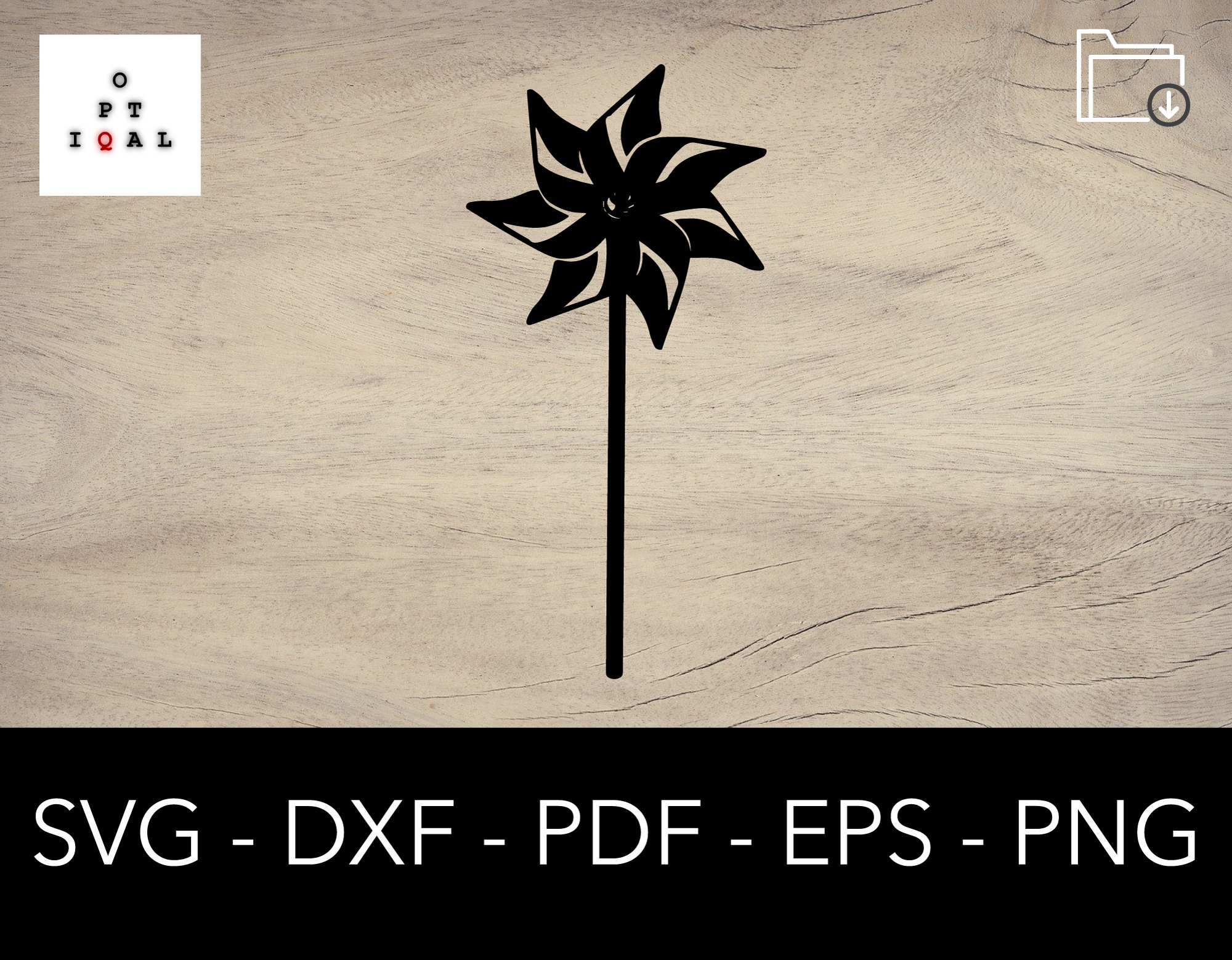 Pinwheel Svg Vector Shape Sticker Vector Decal Logo | Etsy