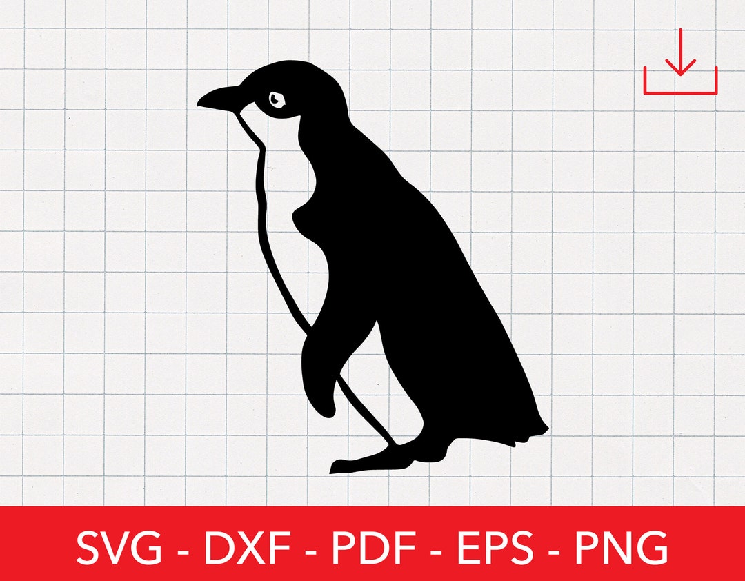 Penguin Svg, Emperor Penguin Svg, Animal Svg, Winter, Cricut, Glowforge ...