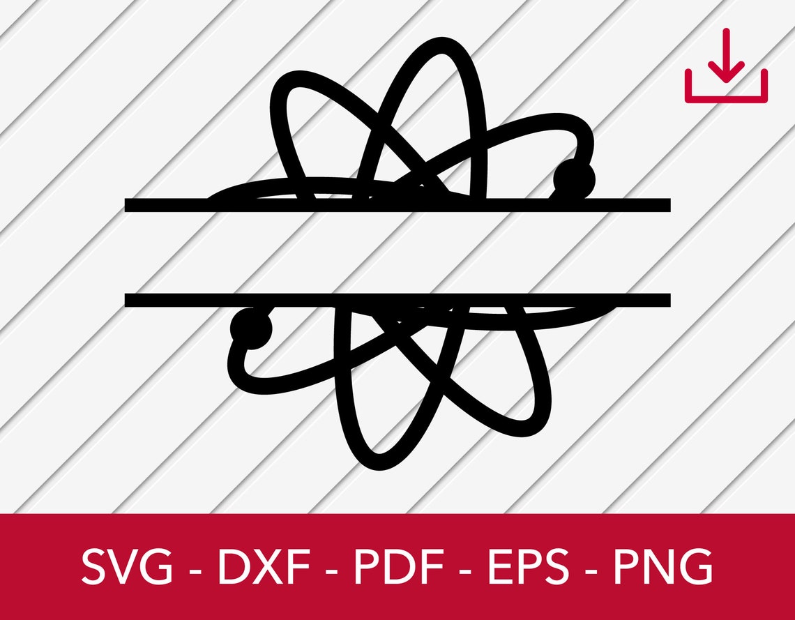 Science Svg Split Frame Svg Atom Svg Chemistry Teacher Svg - Etsy
