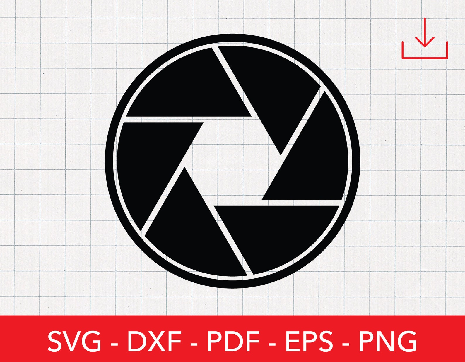 Magic Iris SVG Shutter PNG Camera Shutter File Photography - Etsy