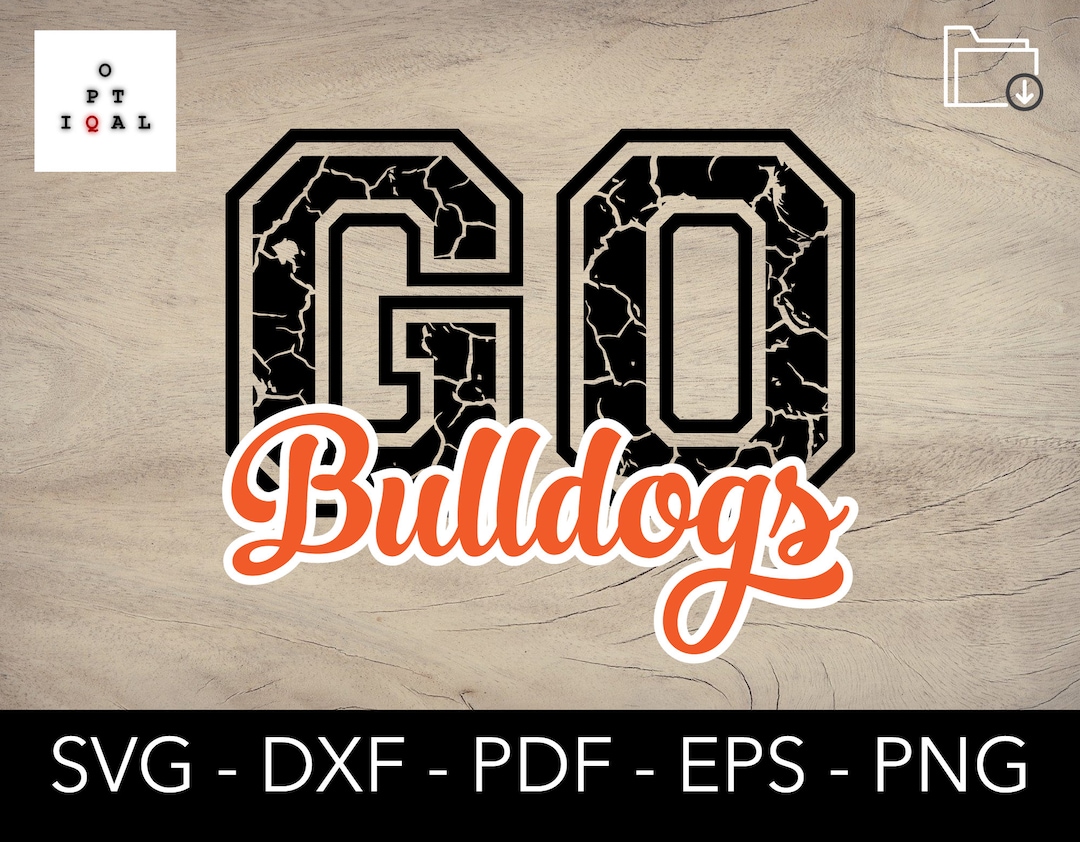 Go Bulldogs Svg, Sports Team Svg, Mascot Svg, Baseball, Football ...