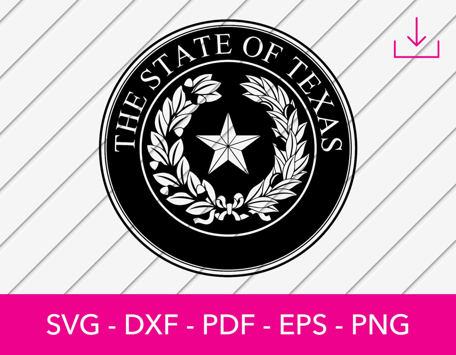 State of Texas Seal Svg, Texas State Logo, Crest, Badge, Coat of Arms ...