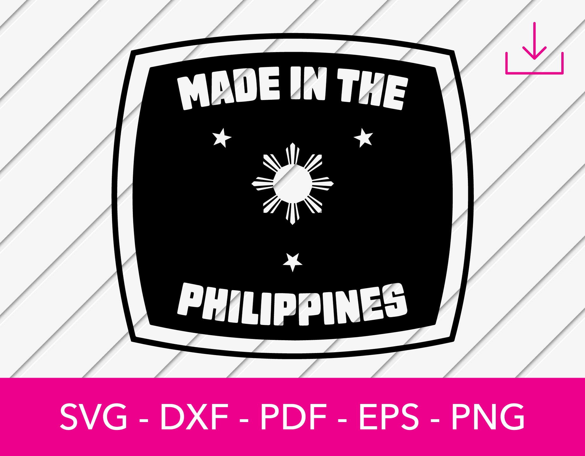 Philippines Star Vector Clipart