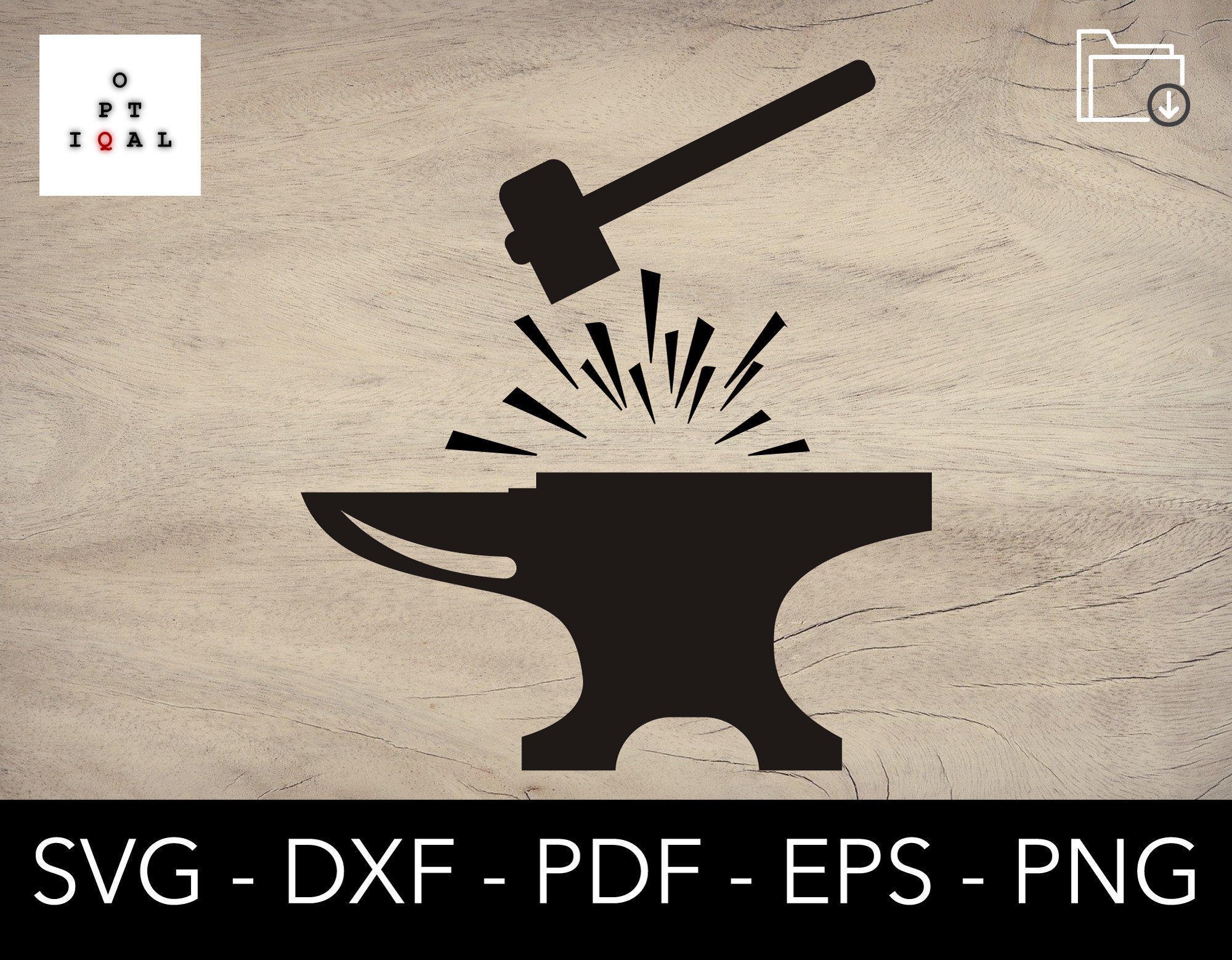 Hammer Anvil Silhouette