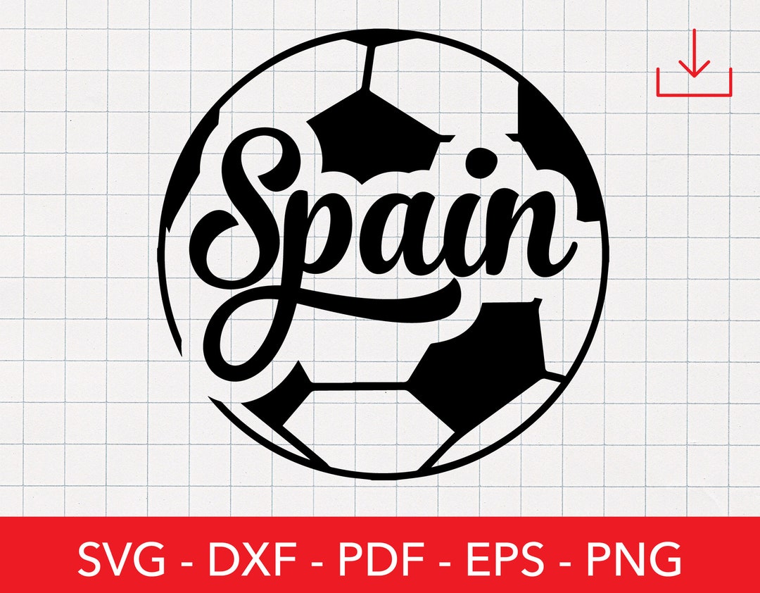 Spain Svg, Soccer Png, Espana Sticker, Madrid, Logo, Football, Sport ...