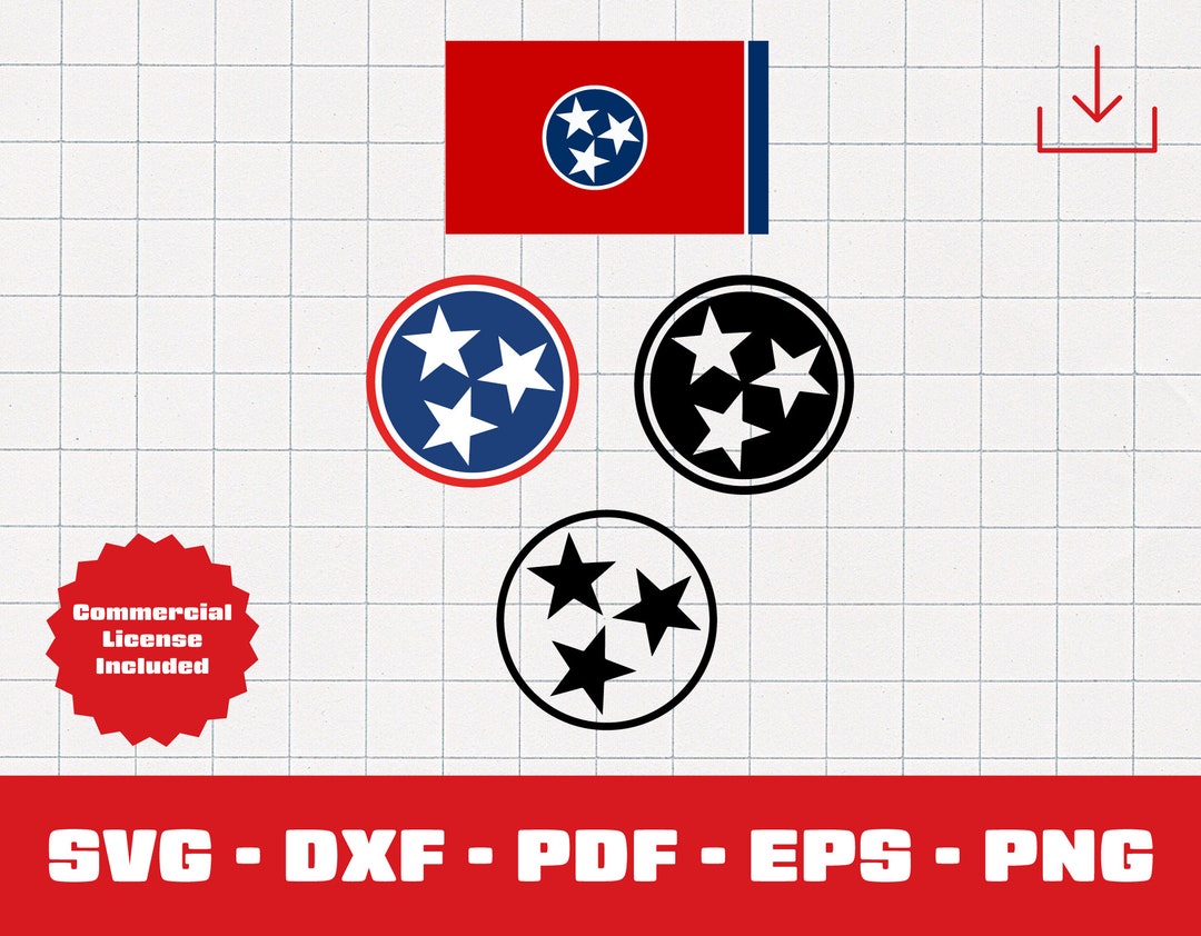Tennessee Svg Bundle, Tennessee State Map Svg, Tennessee Flag Svg ...
