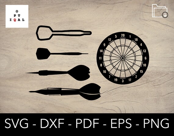 Darts Svg Dart Svg Dart Shape Svg Dart Player Svg | Etsy Norway