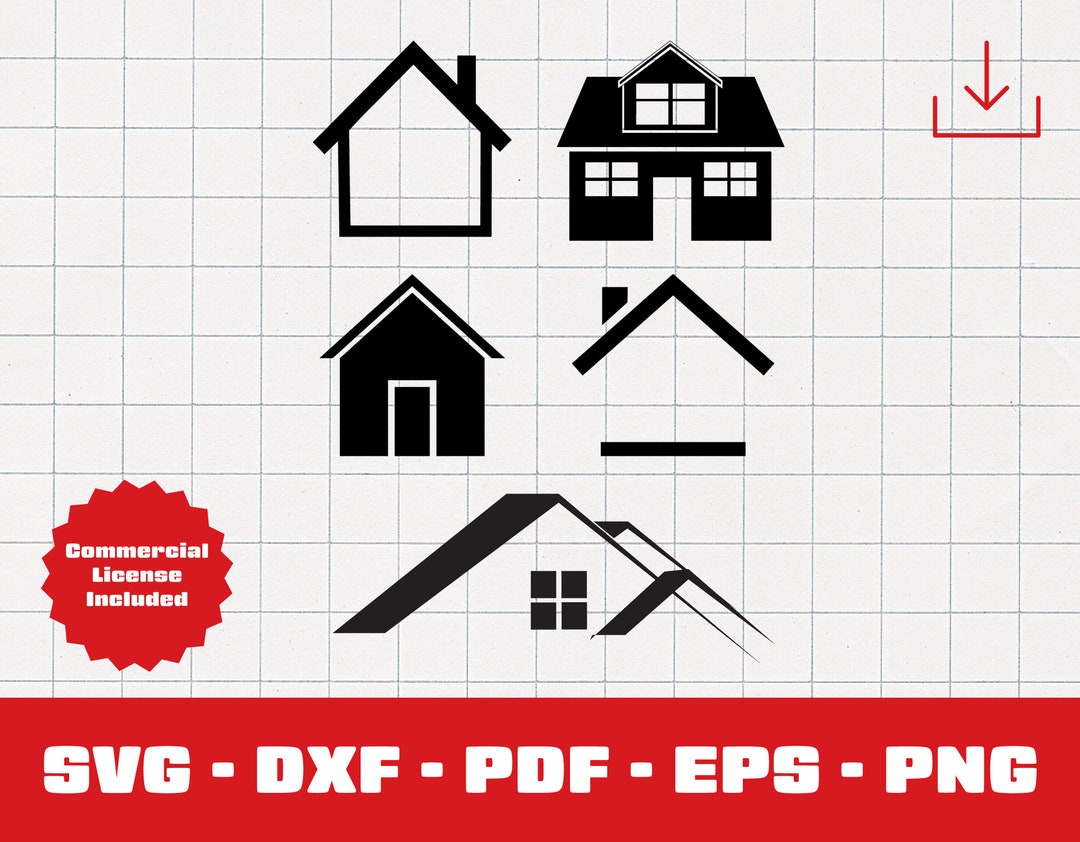 House Svg Bundle, House Svg, Real Estate Svg, Home Svg, House Outline ...