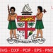 Fiji Svg, Fiji Flag Vector, Seal of Fiji, Suva Clipart, Crest, Badge ...