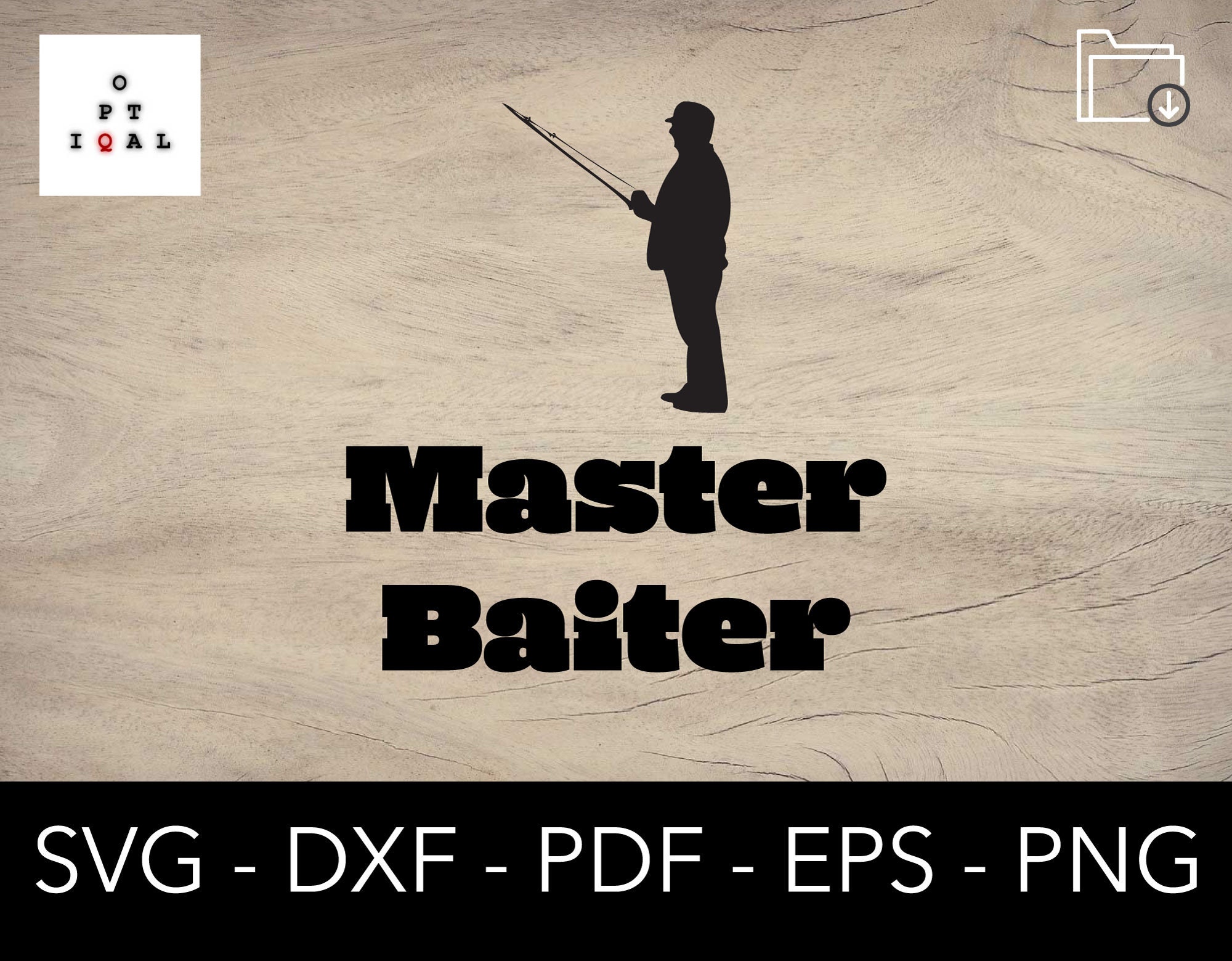 Master Baiter Svg Fish Svg Fishing Svg Ice Fishing - Etsy UK