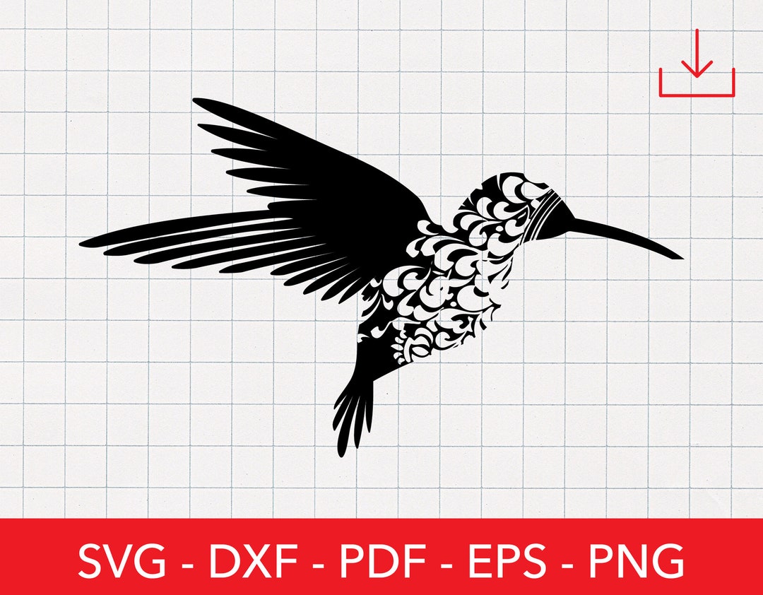 Hummingbird Svg, Bird Svg, Treeswift Vector, Animal Cricut File ...