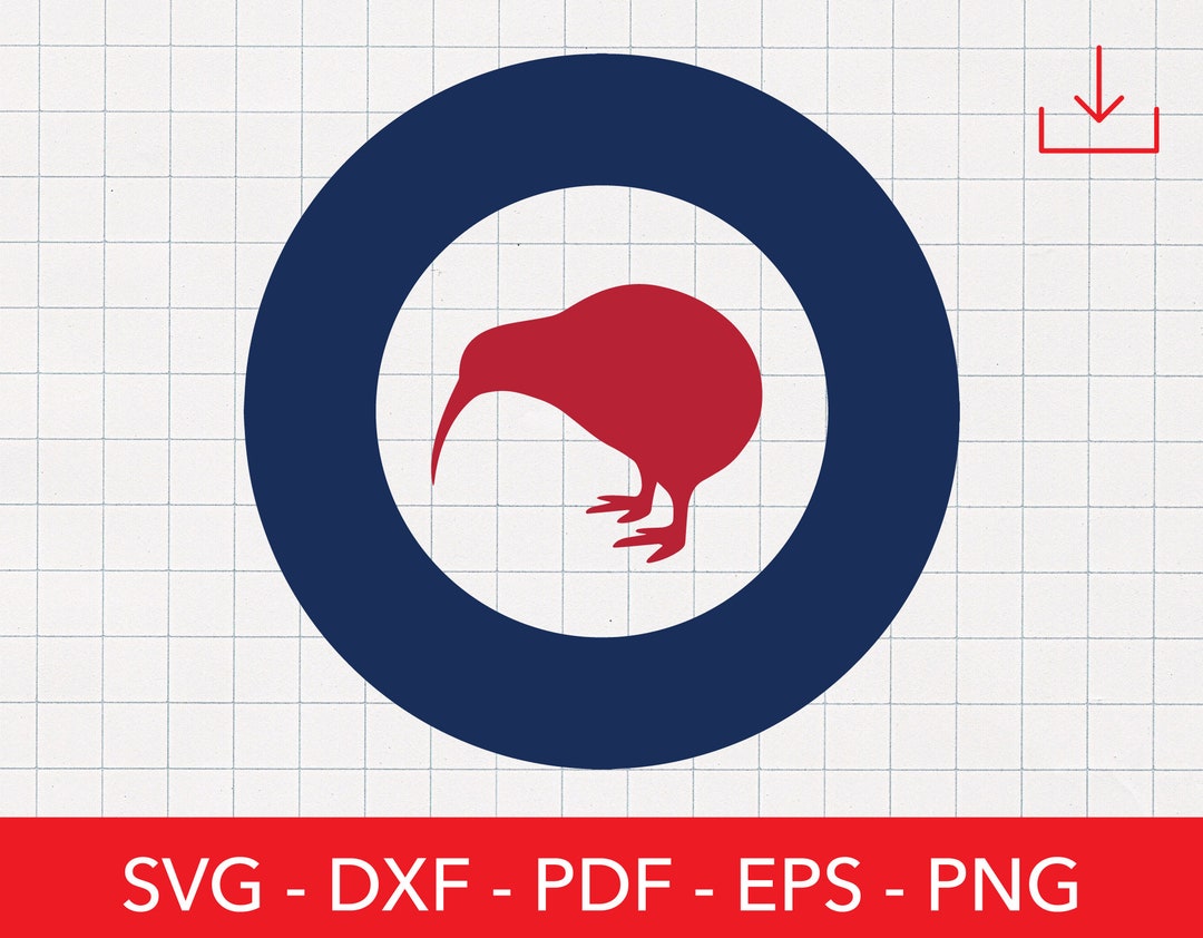 New Zealand Svg, Kiwi Badge Png, Airforce Clipart, Aircraft Logo, Seal ...