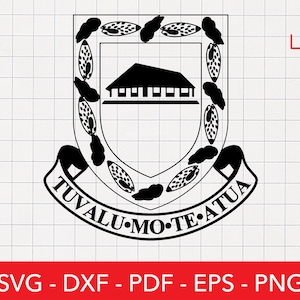 Tuvalu Svg, Tuvalu Flag Svg, Seal of Tuvalu Clipart, Crest, Badge ...