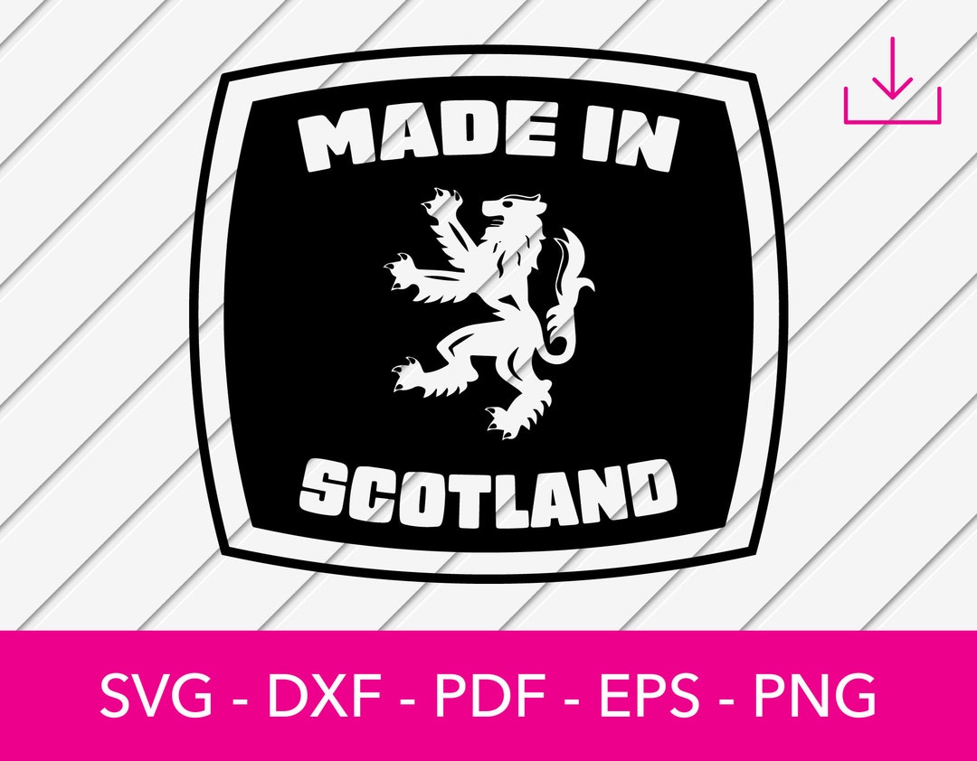 Scotland Svg, Scottish Svg, Scotland Lion Svg, Made in Scotland Svg ...