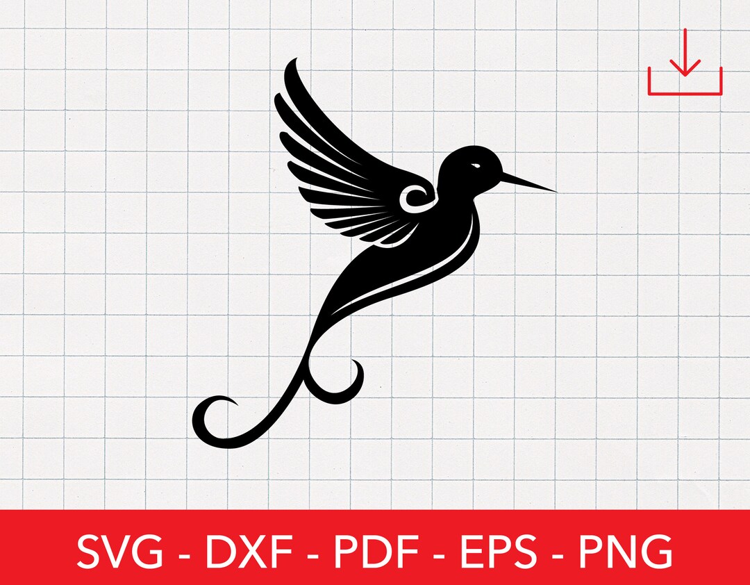 Hummingbird Svg, Bird File, Treeswift Vector - Animal Cricut- Songbird ...
