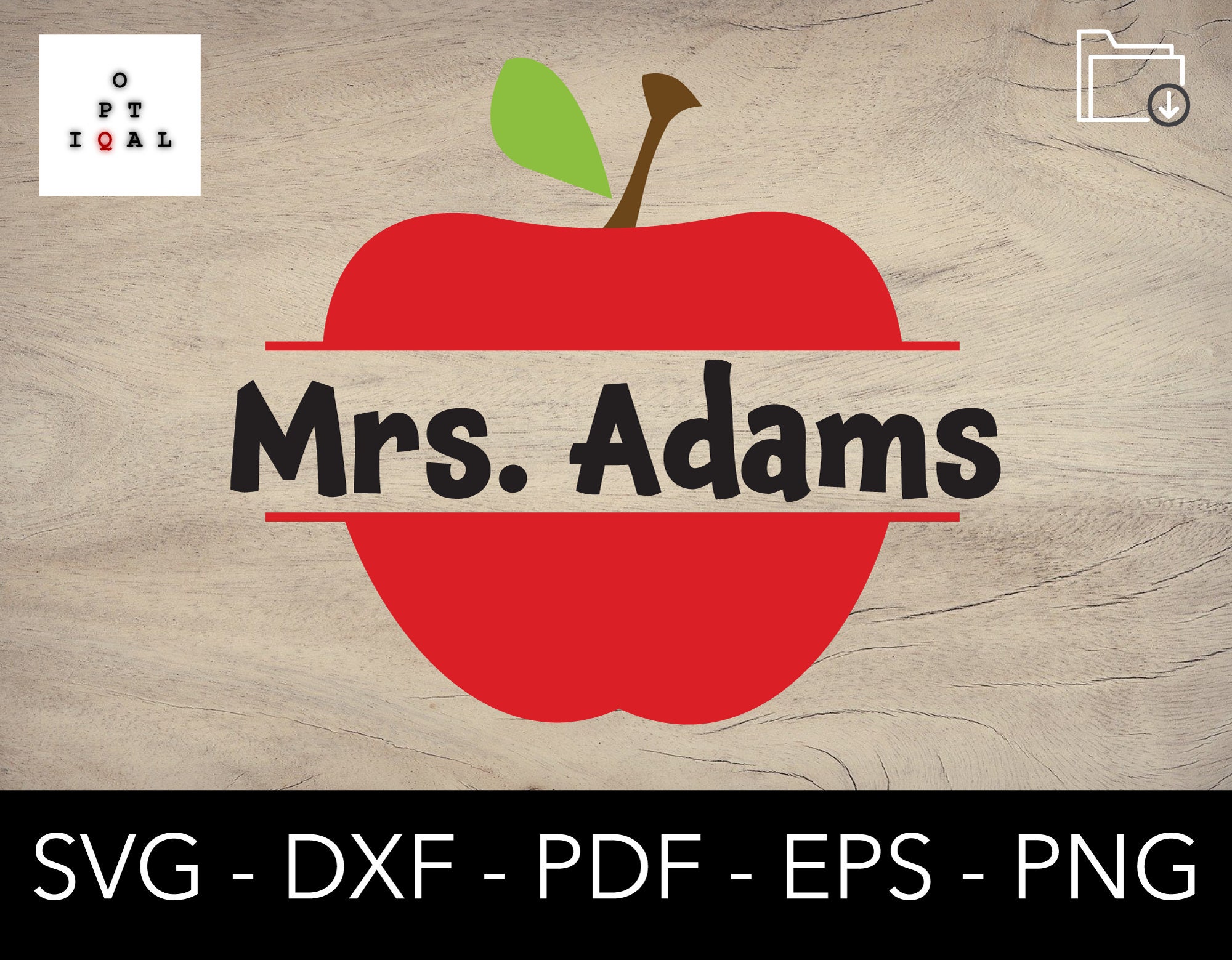 Apple Svg Apple Name Frame Svg Apple Split Frame Svg - Etsy