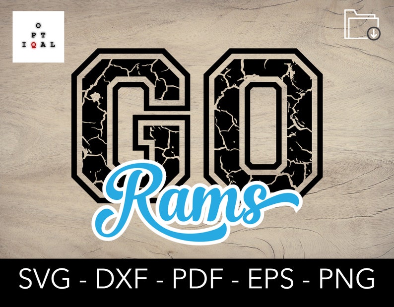 Go Rams Svg Sports Team Svg Mascot Svg Baseball Football - Etsy