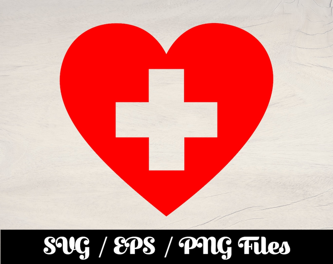 Nurse SVG, Medicine Vector, Nursing Logo, Heart Symbol, Health Clipart ...