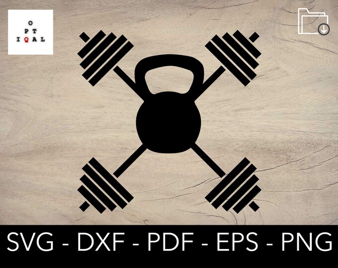 Barbell Svg, Barbell Monogram Svg, Personal Trainer PNG, Weights Svg ...