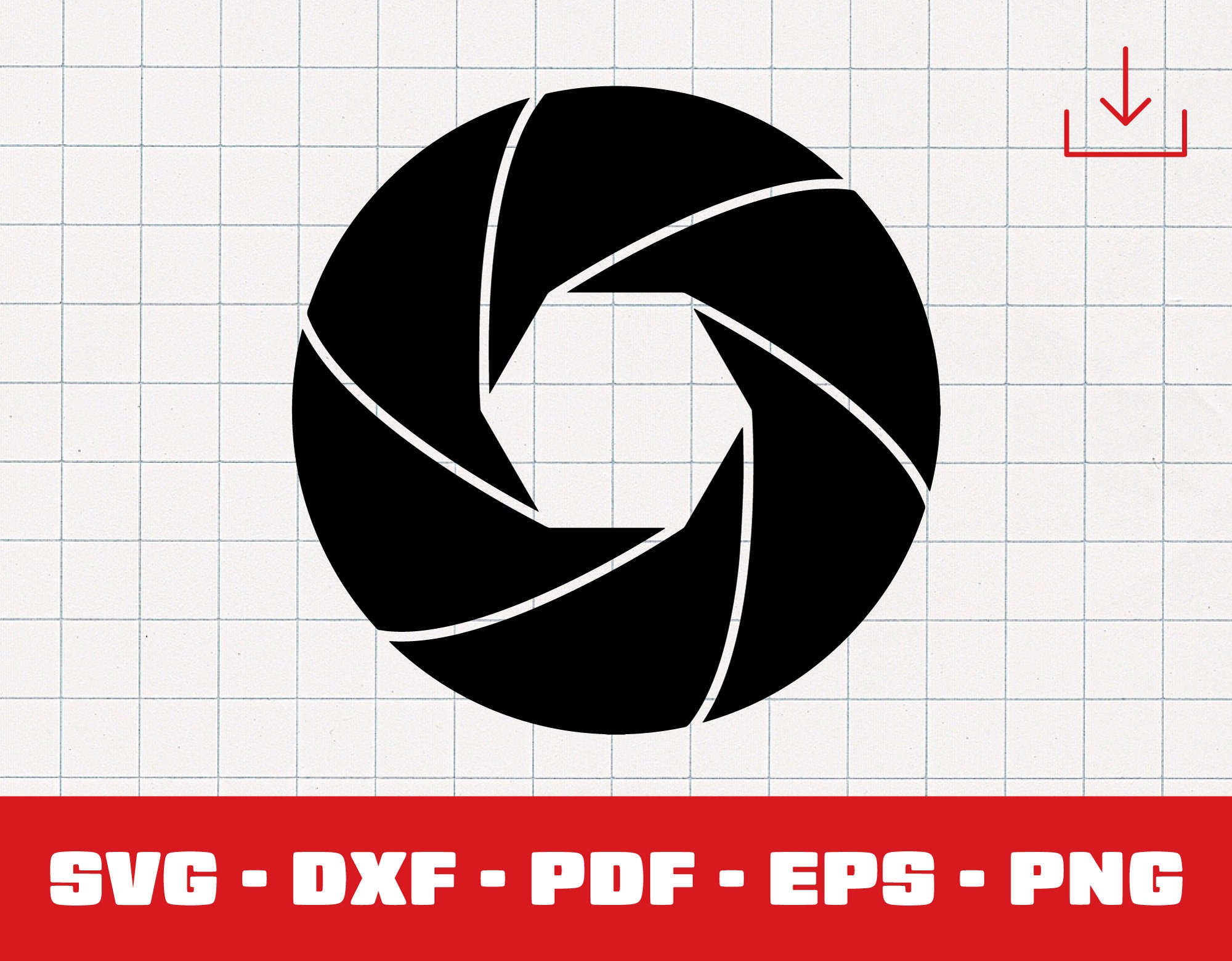 Magic Iris SVG Shutter PNG Camera Shutter File Photography - Etsy Canada