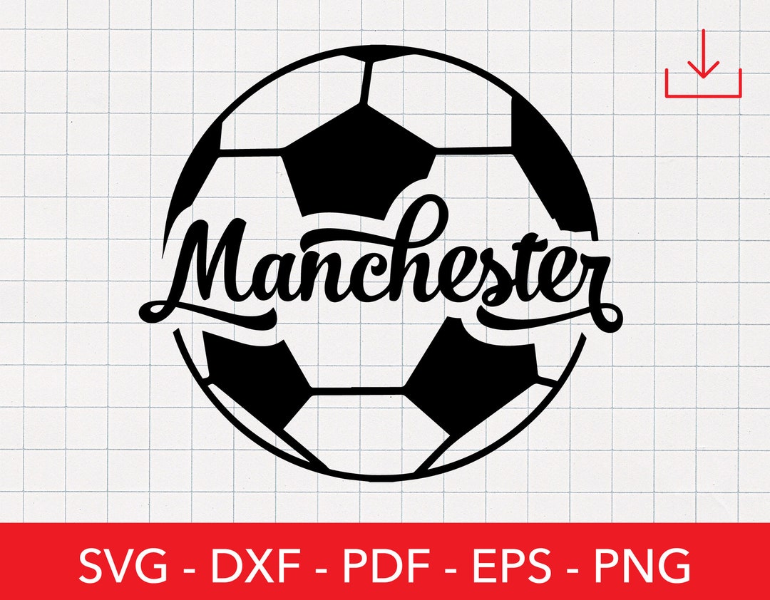 Manchester Svg, England Soccer Png, Football Sticker, Ball, Logo ...