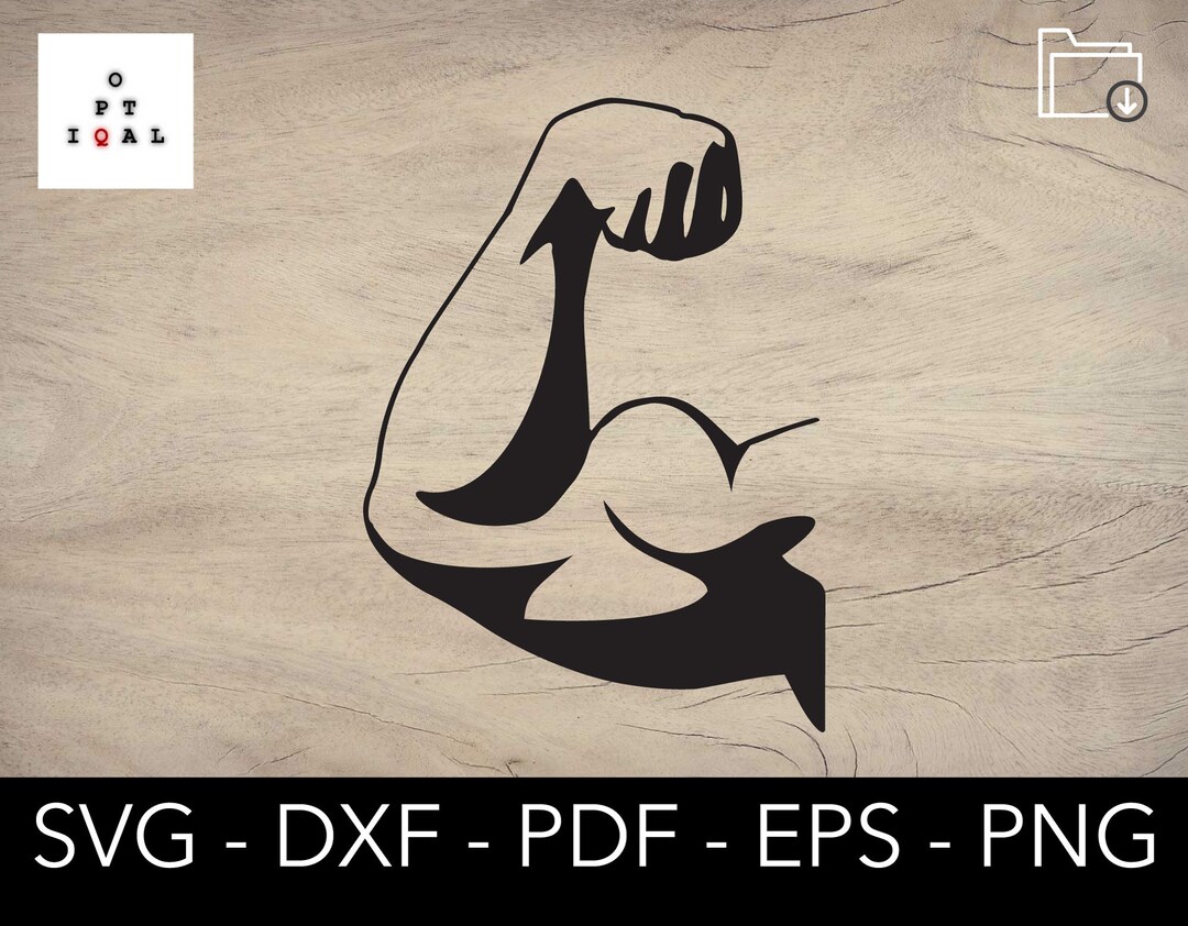 Muscles Svg, Arm Svg, Barbell Svg, Crossfit Svg, Gym SVG File, Muscular ...