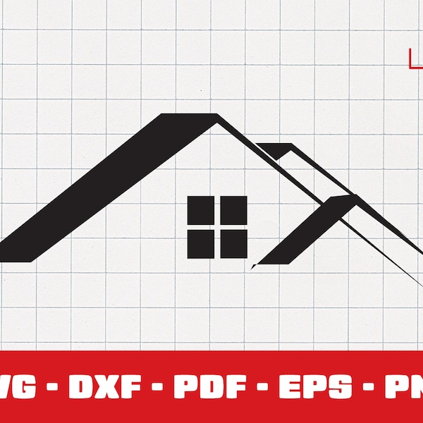 House Roof Svg - Etsy