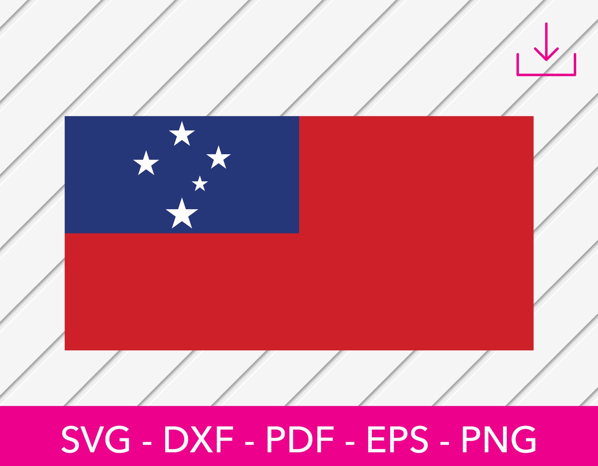 Samoa Svg Samoa Flag Svg Polynesian Svg Island Svg - Etsy UK