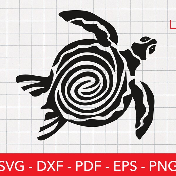 Tribal Sea Turtle Clipart - Etsy