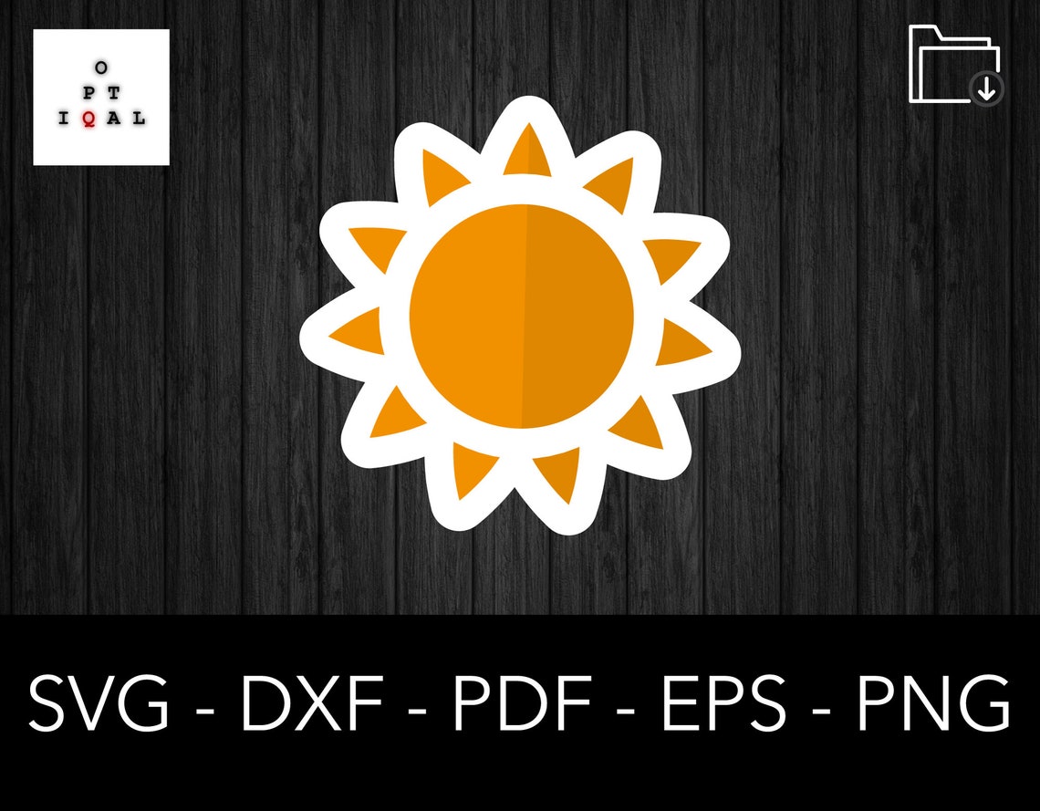 Sun Svg God Rays Png Sunshine Logo Summer Clipart Sky - Etsy