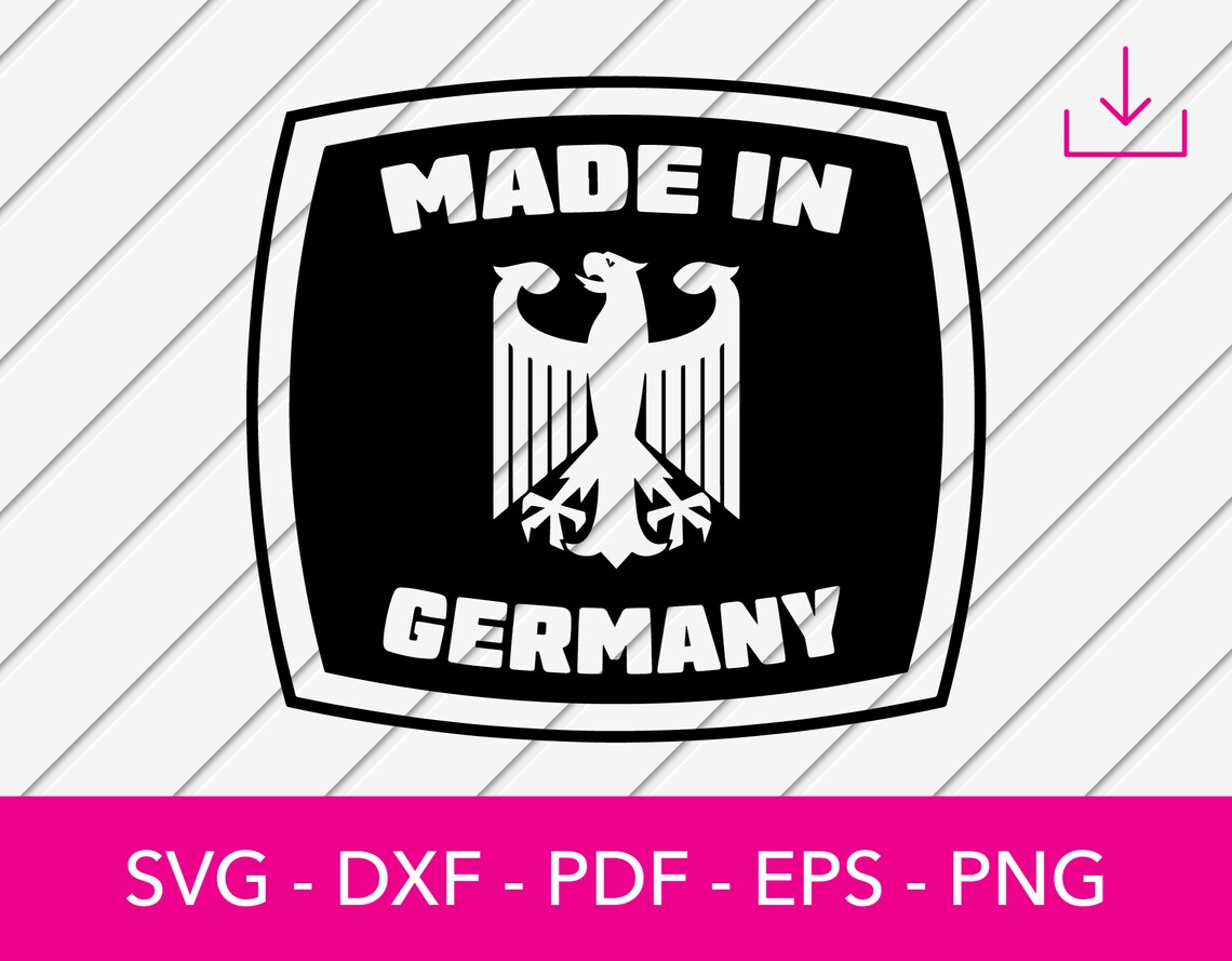 Made in Germany Svg German Svg Germany Svg German Eagle | Etsy
