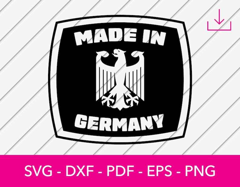 Made in Germany Svg German Svg Germany Svg German Eagle - Etsy